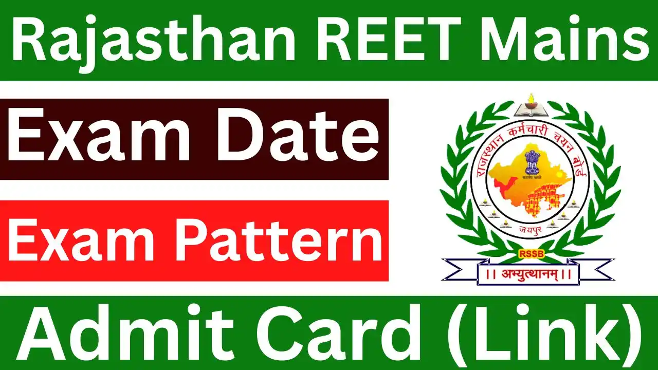 Rajasthan REET Mains Admit Card 2026 Link, Exam Date, Primary & Upper ...