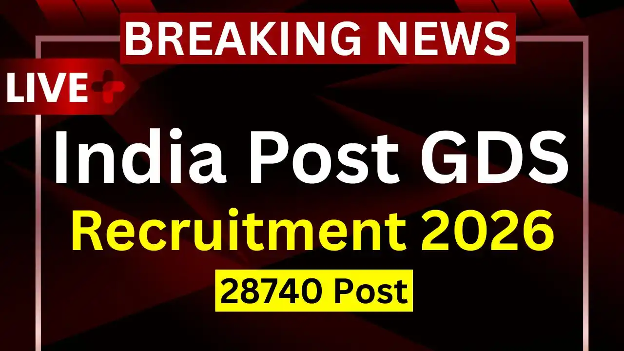 India Post GDS Recruitment 2026 {28740 Post} Apply Online - Job Notices ...
